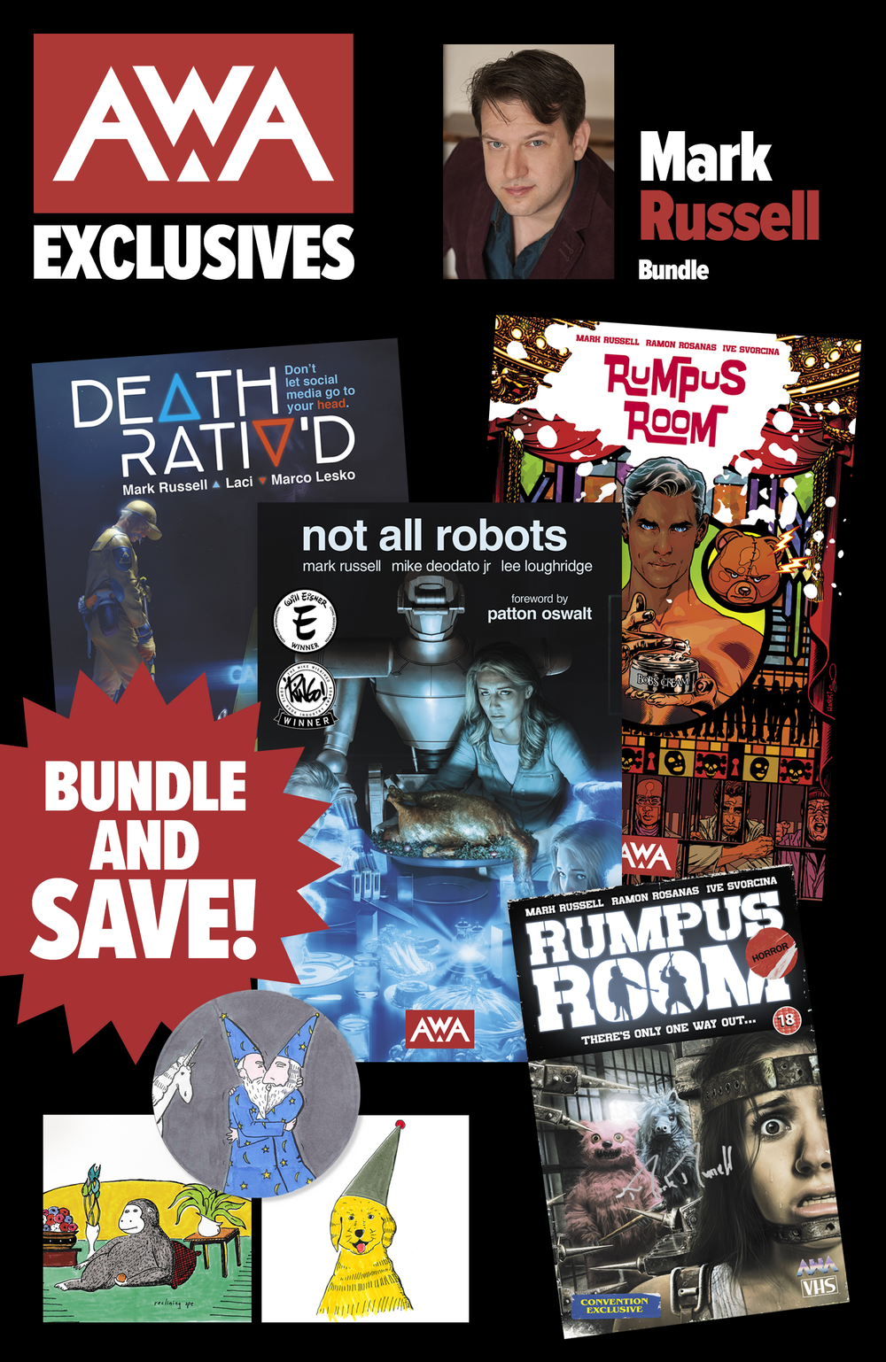 AWA Exclusives: Mark Russell Bundle – AWA Studios